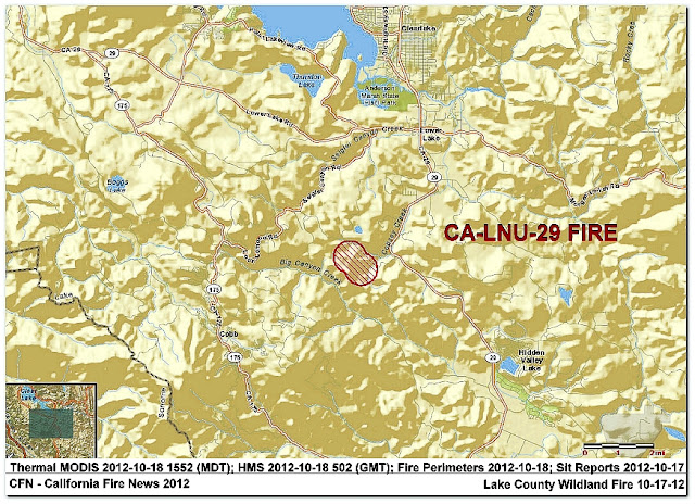 CFN - CALIFORNIA FIRE NEWS - CAL FIRE NEWS : CA-LNU-29 Fire, 300 acres, 90%