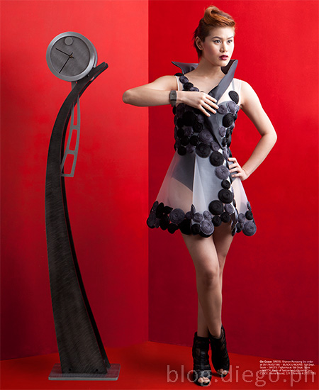 Fashion And Photography: Fashion photography with clocks