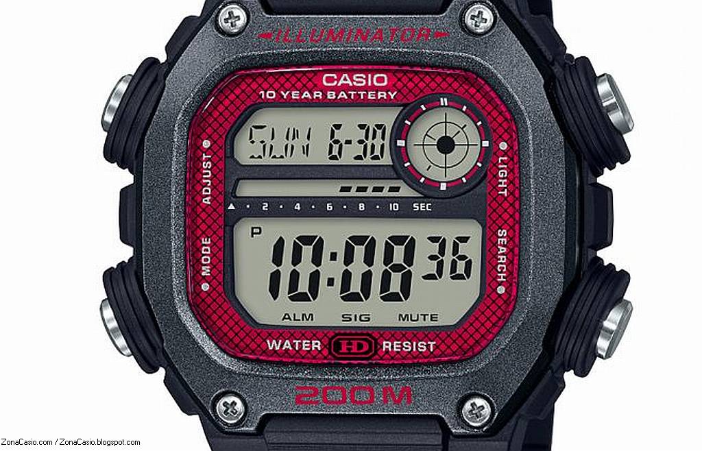 Zona Casio: Ya disponibles las fichas de producto de los DW-291 de HD