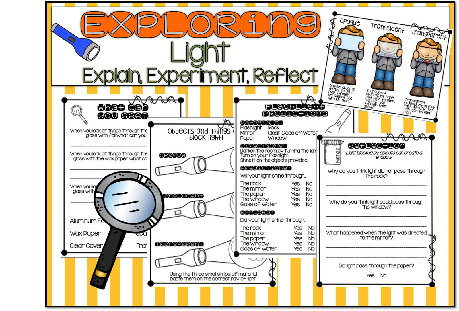 1st Grade Hip Hip Hooray!: NGSS Light and Sound Waves