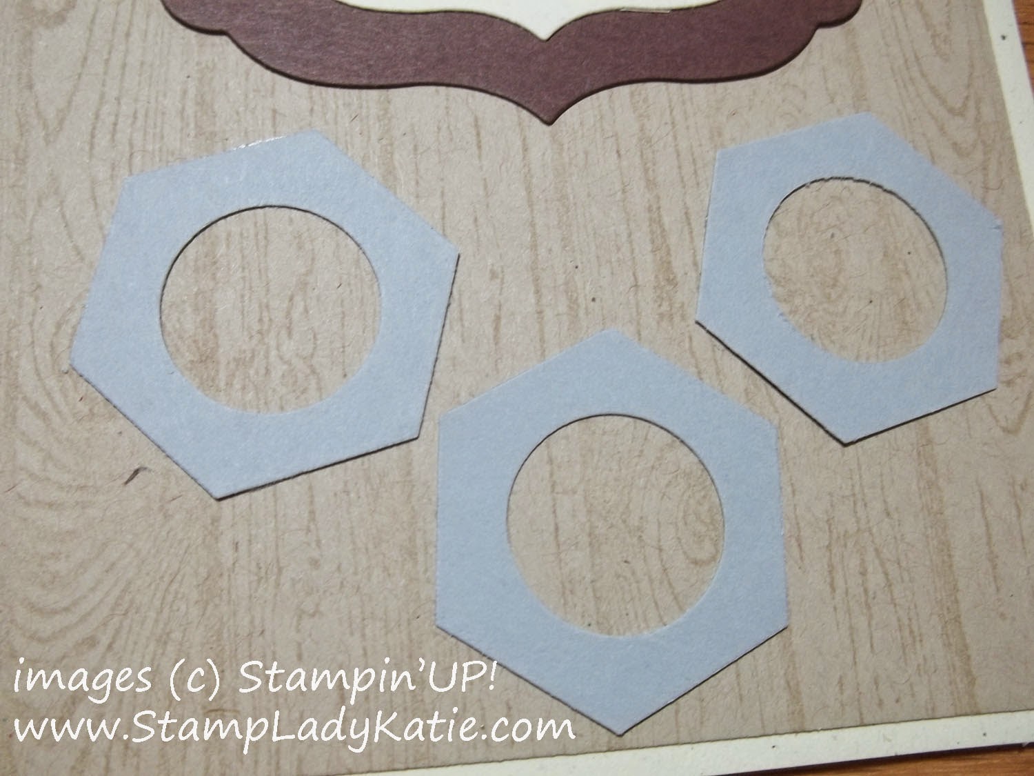 StampLadyKatie.com: Masculine Punch Art - Hexagon Nuts