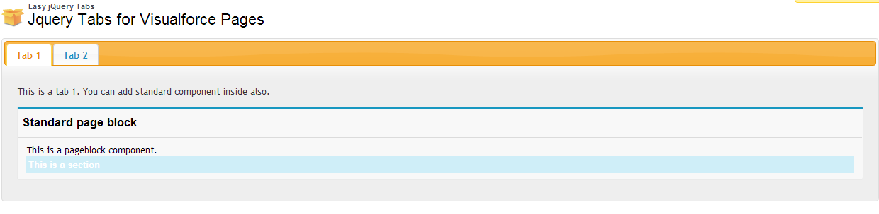 Blogforce9 Easy Jquery Tabs For Visualforce Pages