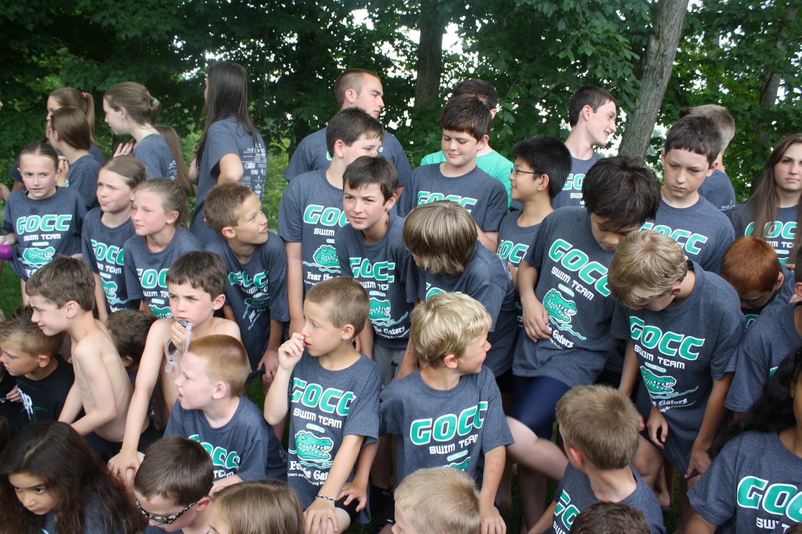 GOCC Swim Team: Smile Gators!