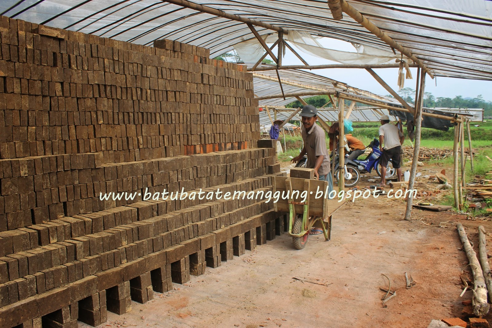 PEMBUATAN BATU BATA PRESS EKSPOSE LENGKAP...!!! | BATU BATA TEMANGGUNG