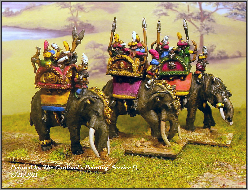 Warmaster Elephants of Araby GW 10mm