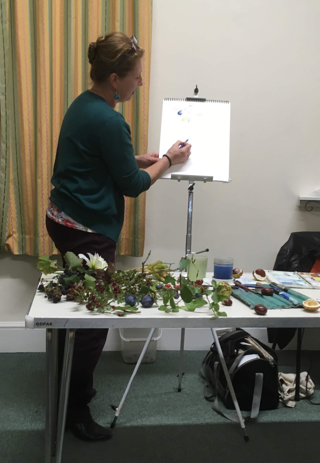 Market Harborough Art Club: Water colour demonstration - Helen Neave
