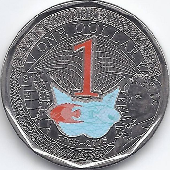 World Coin News: East Caribbean States 1 dollar 2015 - 50th Anniversary ...
