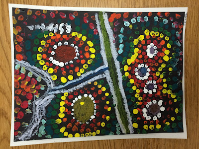 WHAT'S HAPPENING IN THE ART ROOM??: 1st Grade Aboriginal Art