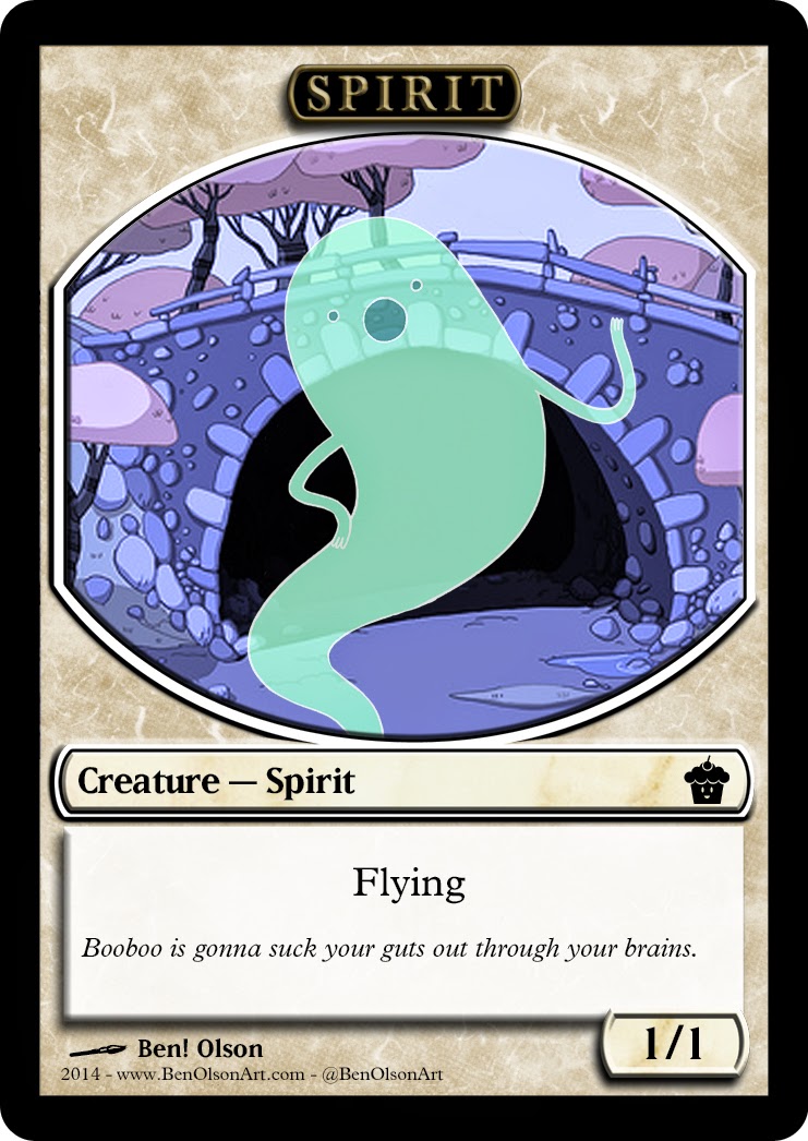 Ben! Olson Art and Design: Adventure Time + Magic the Gathering Tokens!