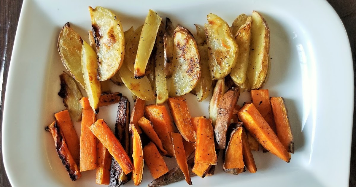 Papas y camotes al horno - Recetas Con Sabor Latino