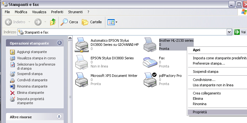 dicecca.net - Blog: Windows XP - Installare ed usare una stampante sul ...