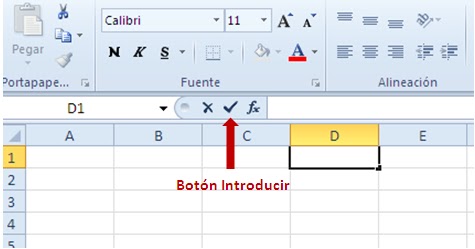 Como utilizar Excel: Barra de formulas