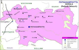 Rail-Map-india: Pathanamthitta railways map