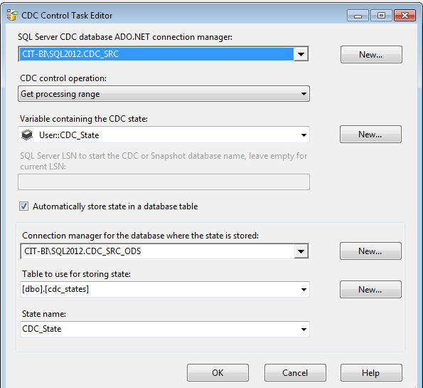 Rams - Business Intelligence & Data Warehousing: CDC task in SSIS 2012