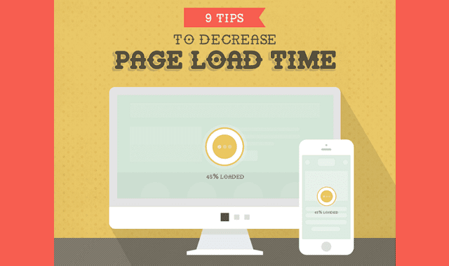9 Tips To Decrease Page Load Time Infographic Visualistan
