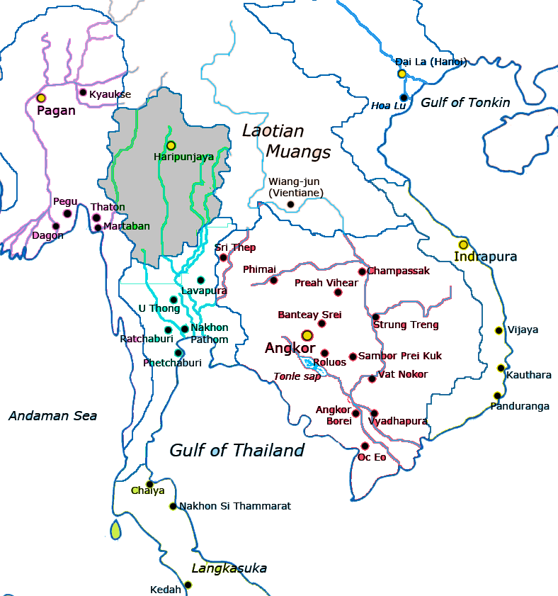1000 Ce Map Of Asia - Map