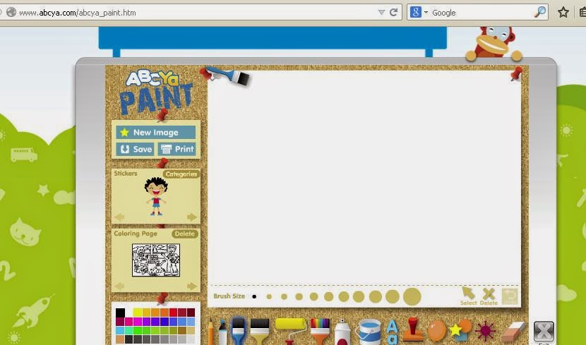 TIC 2 RECURS0S DE INFANTIL: ABCYA PAINT