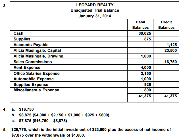 Accounting Q and A: PR 2-2A Journal entries and trial balance