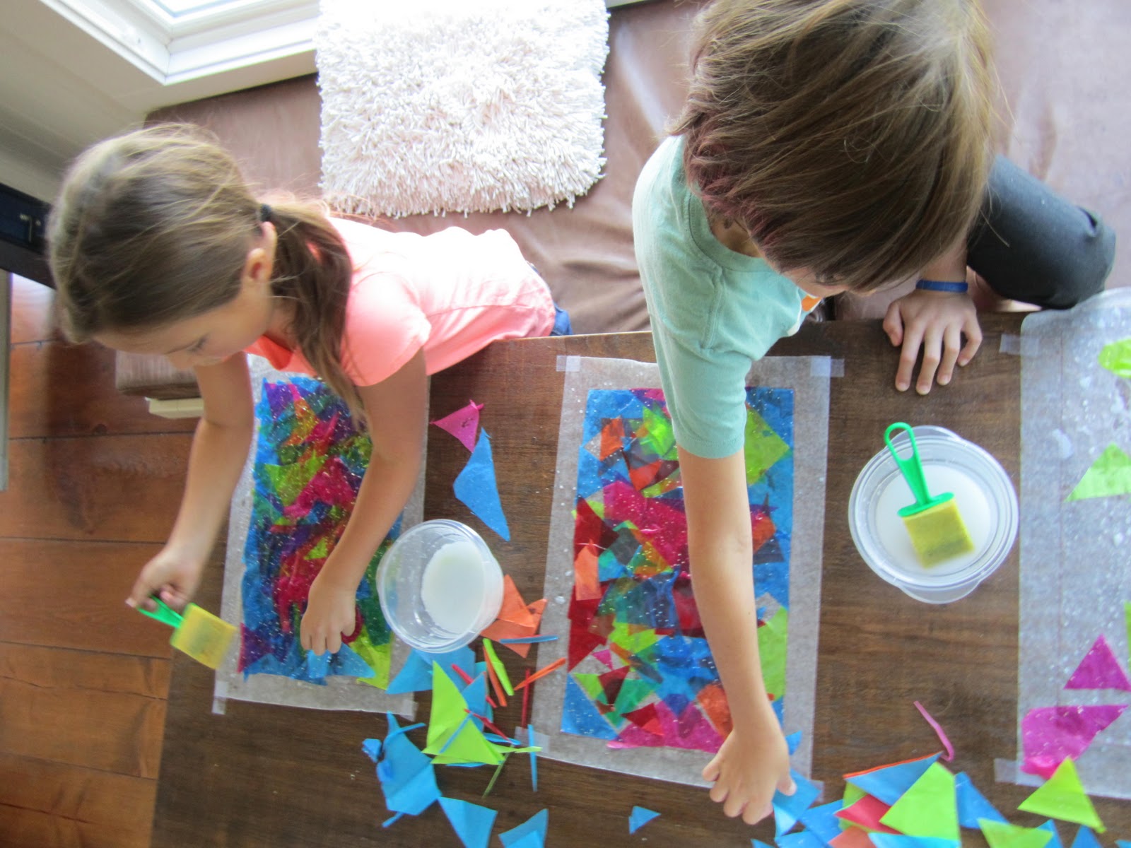 Mess-Cipes: Inspiration for Early Childhood: "Stained Glass" Beauty