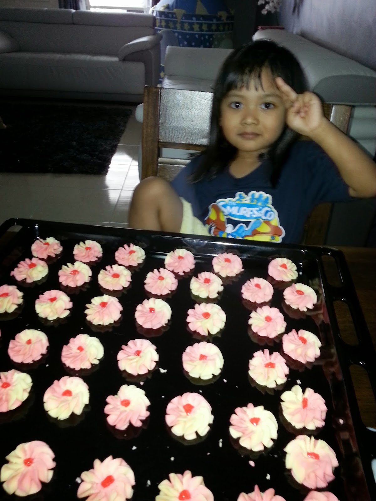 Resepi - Biskut Bunga Cina @ Biskut Dahlia @ Biskut Semperit