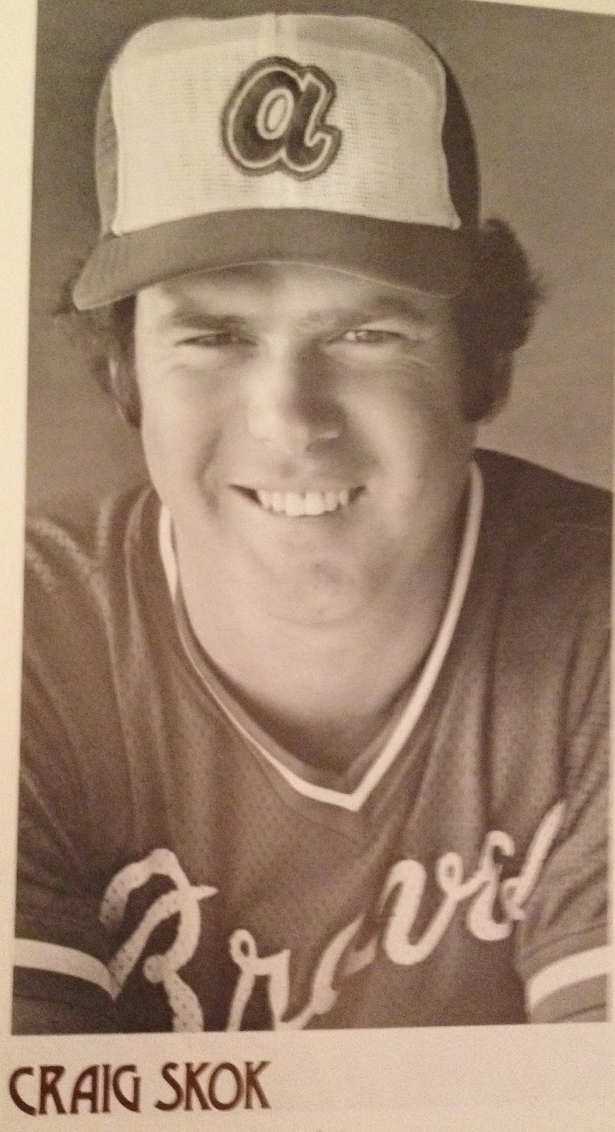 Atlanta Braves #100 Favorite Players from the 1970's: #54 CRAIG SKOK