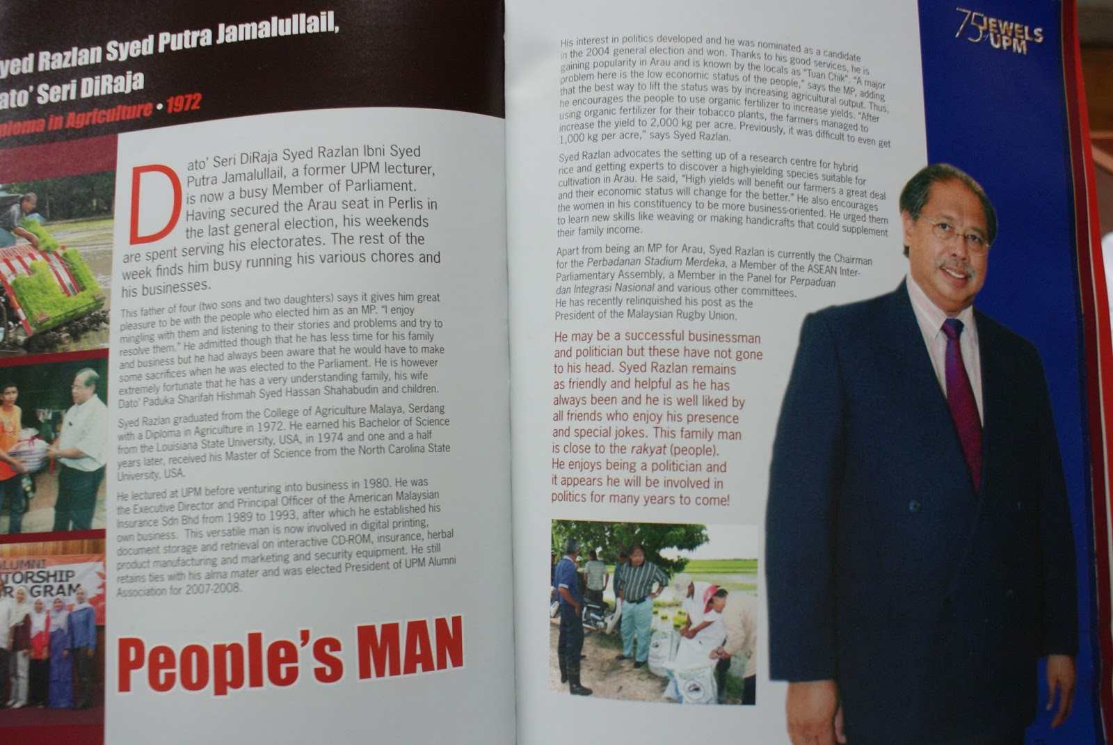 News Letter: Dato' Seri DiRaja Syed Razlan ibni Syed Putra Jamalullai