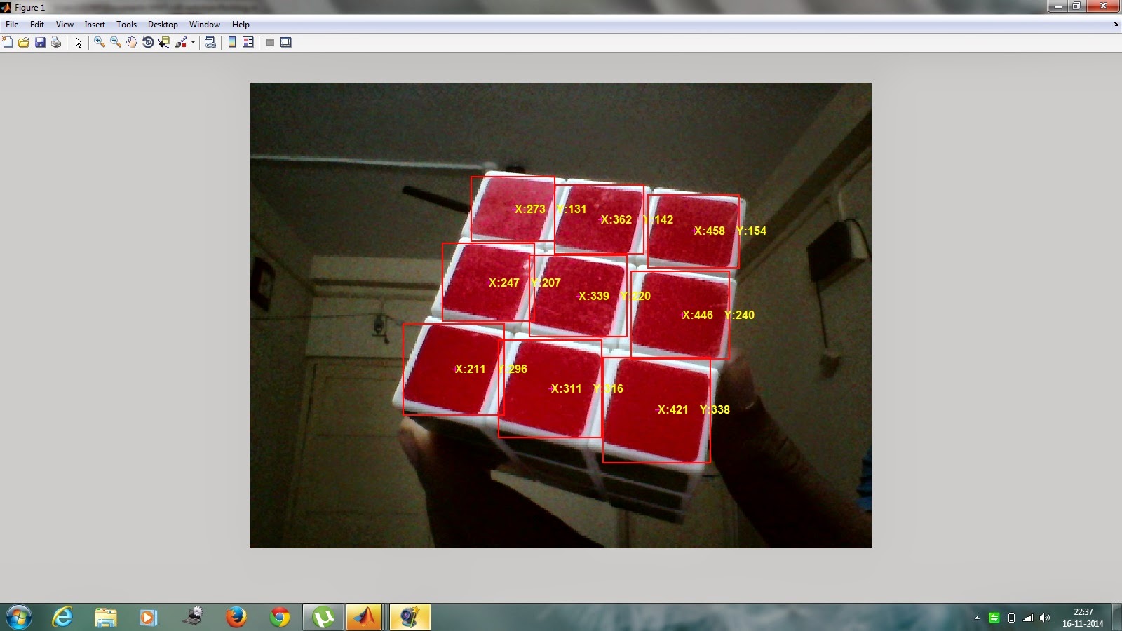 Computer Vision: tracking and detecting red colour object