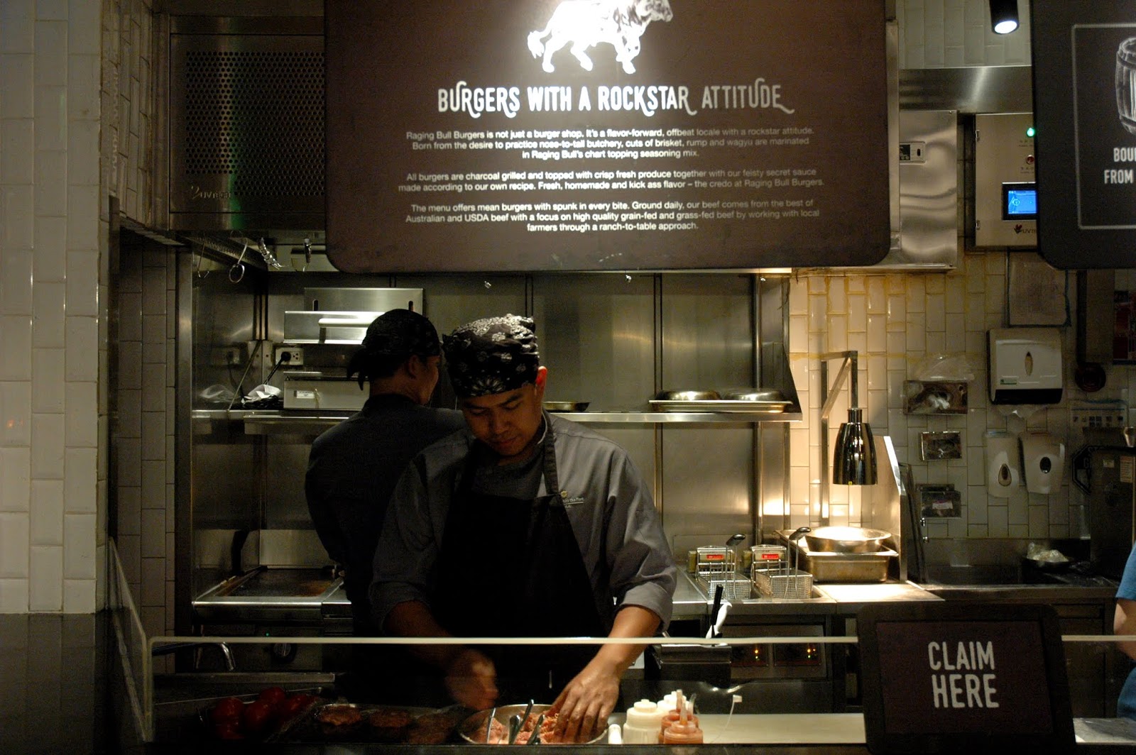 DUDE FOR FOOD: Raging Bull Burgers: Seriously Badass Burgers Fresh From ...