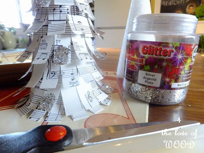 4 the love of wood: SHEET MUSIC TREES - tutorial