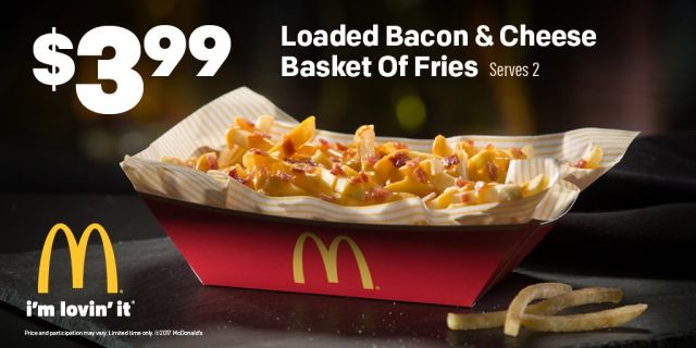 McDonald's Tests "Loaded" Bacon & Cheese Fries