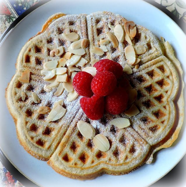 Toasted Almond Waffles | The English Kitchen