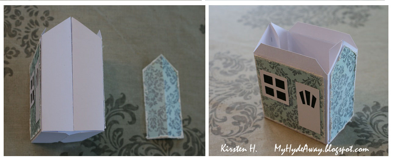 My Craft and Garden Tales: Pop up house card - tutorial with template