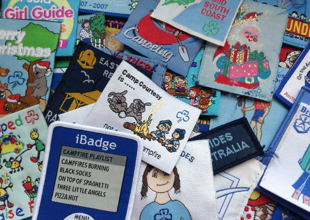 Living by the Guide Law: Sew many badges!