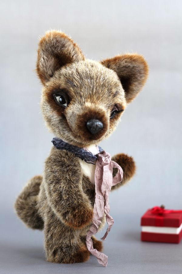 OOAK teddy bears by Bears and Roses, Ina Smirnova
