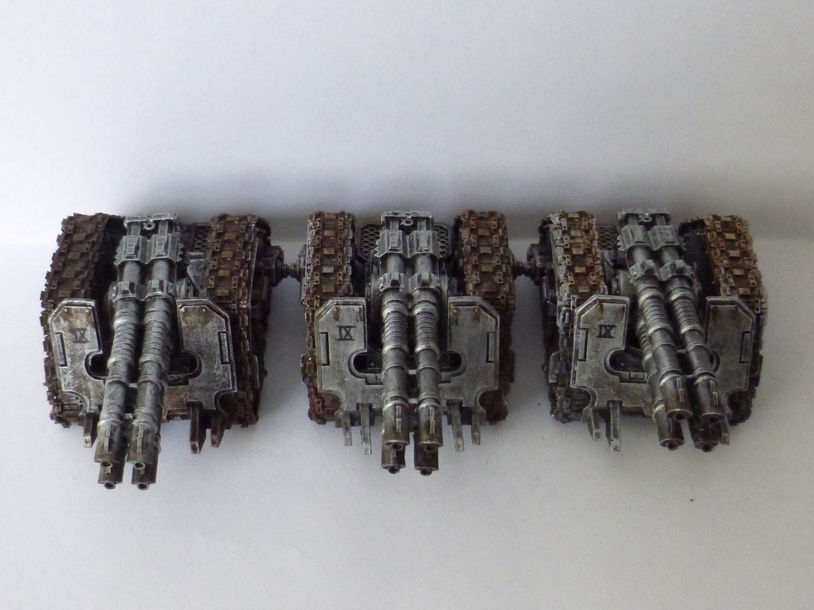 Index Astartes: Luna Wolves - Garviel Loken and Rapiers battery finished