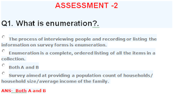 Enumeration Exam Sample