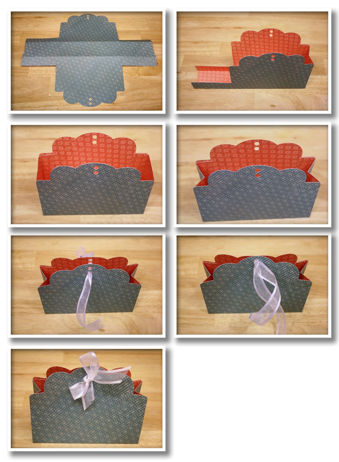 Scallop Favor Box | Bits of Paper