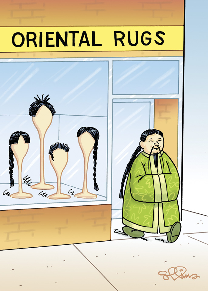 The Daily Collins Cartoon Chronicle: Hair Apparent