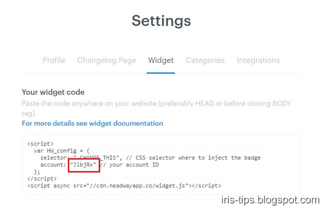 Tạo biểu tượng thông báo các thay đổi trên website (Changelog) cho ...