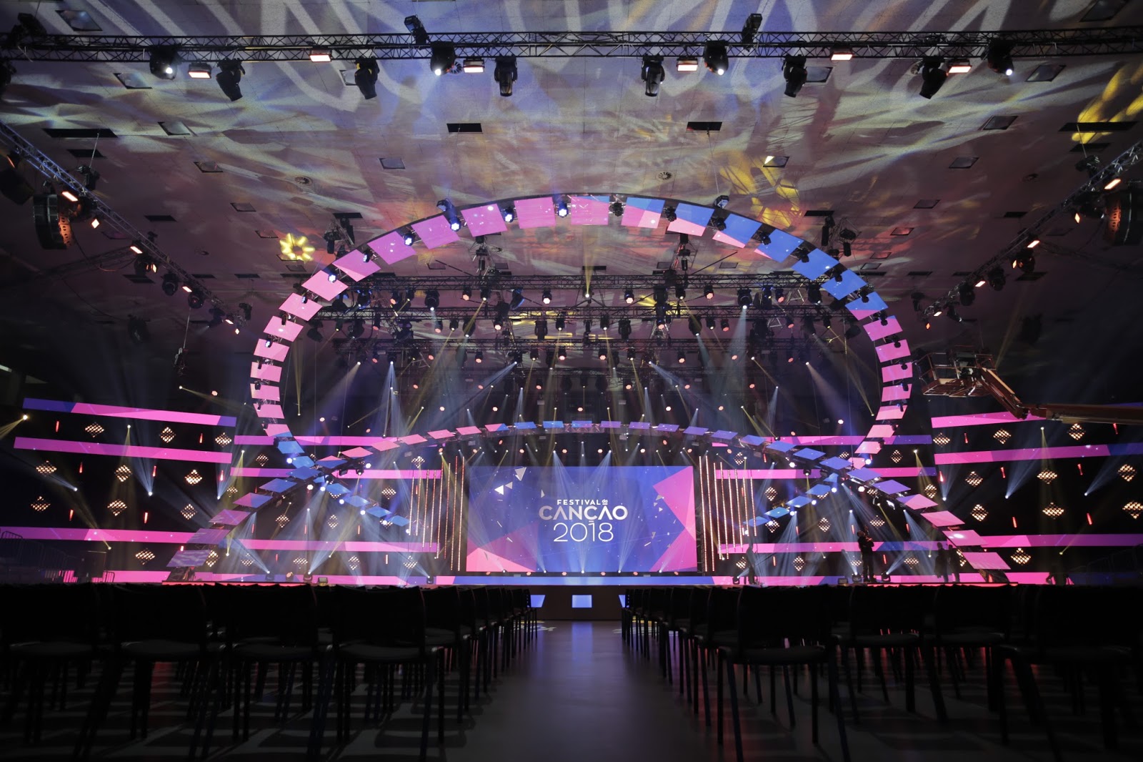 [IMAGENS] Conheça o palco do Festival da Canção 2018 | ESC PORTUGAL