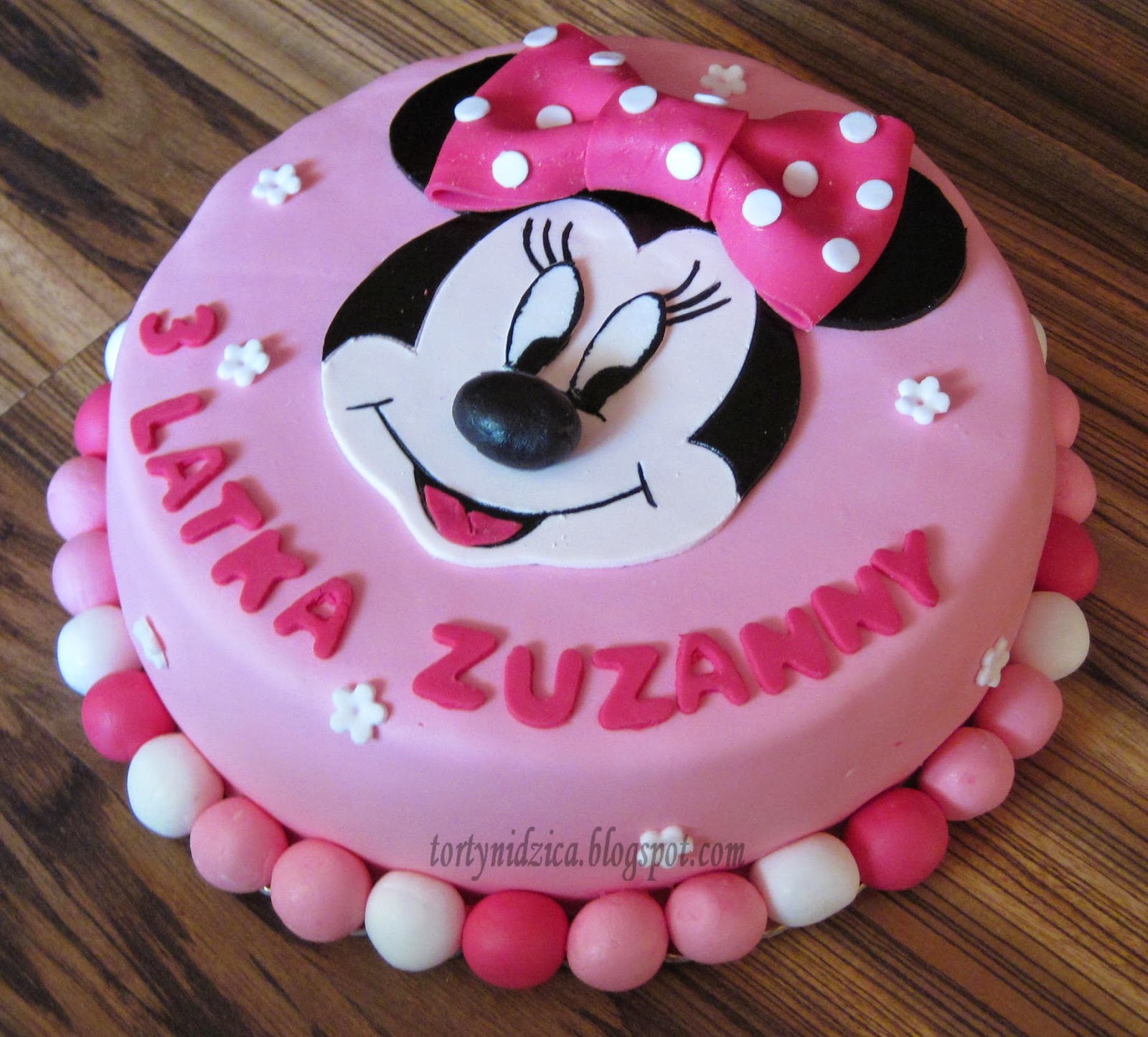 Torty artystyczne- Nidzica, Mława: Tort Myszka Minnie