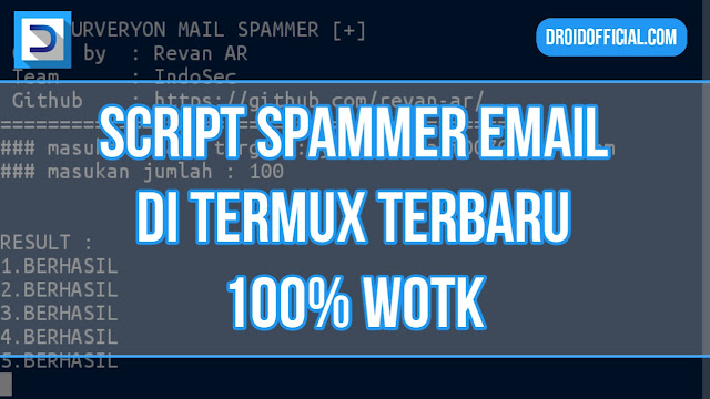 Tools Script Termux Spammer Email Terbaru