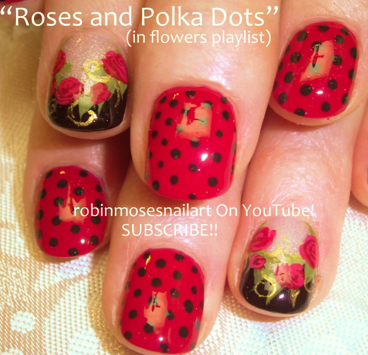 Nail Art by Robin Moses: Rockabilly Nail Art! Dive into the 1950's with ...