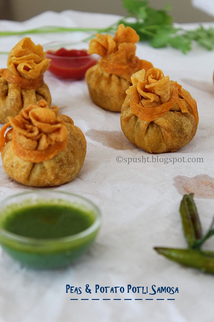Spusht: Potli Samosa | Dhan Gathri Samosa | Party Appetizer Idea