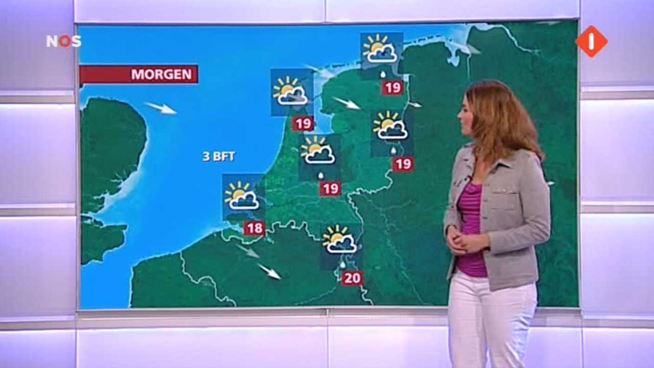 Nederlandse TV presentatrices: Willemijn Hoebert NOS weervrouw ...