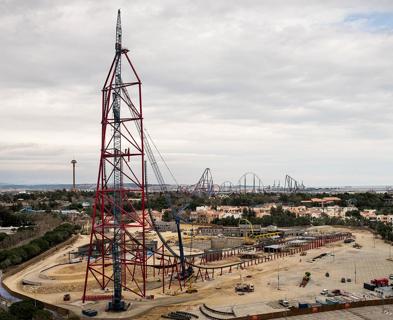 NewsPlusNotes: Spain's Ferrari Land Tops Out the World's 5th Tallest ...