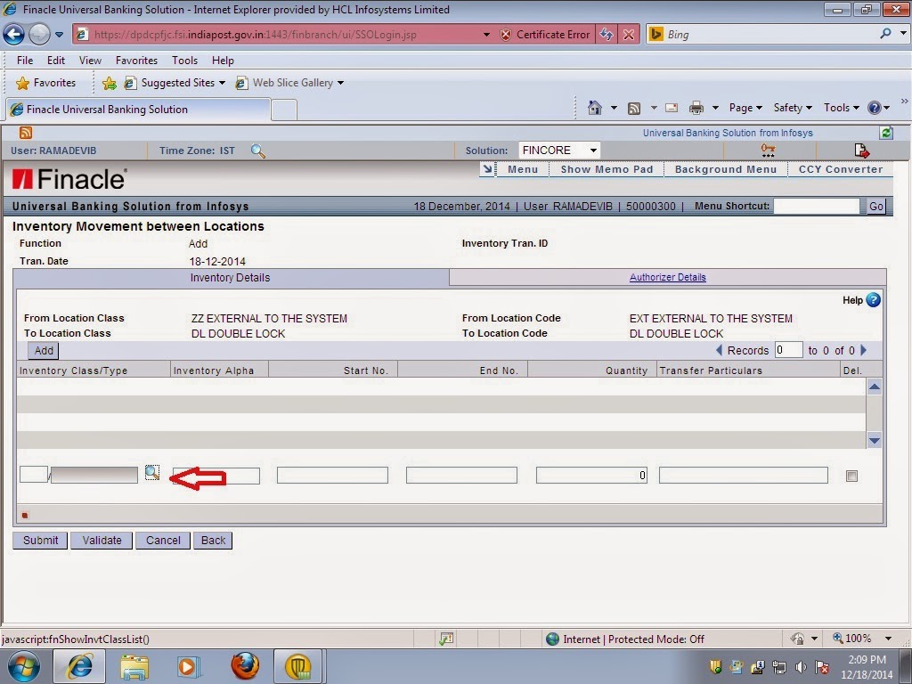 Inventory Movement in DOP Finacle - POFINACLEGUIDE