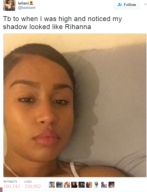 Latest Updates: Meet the girl whose shadow looks exactly like Rihanna