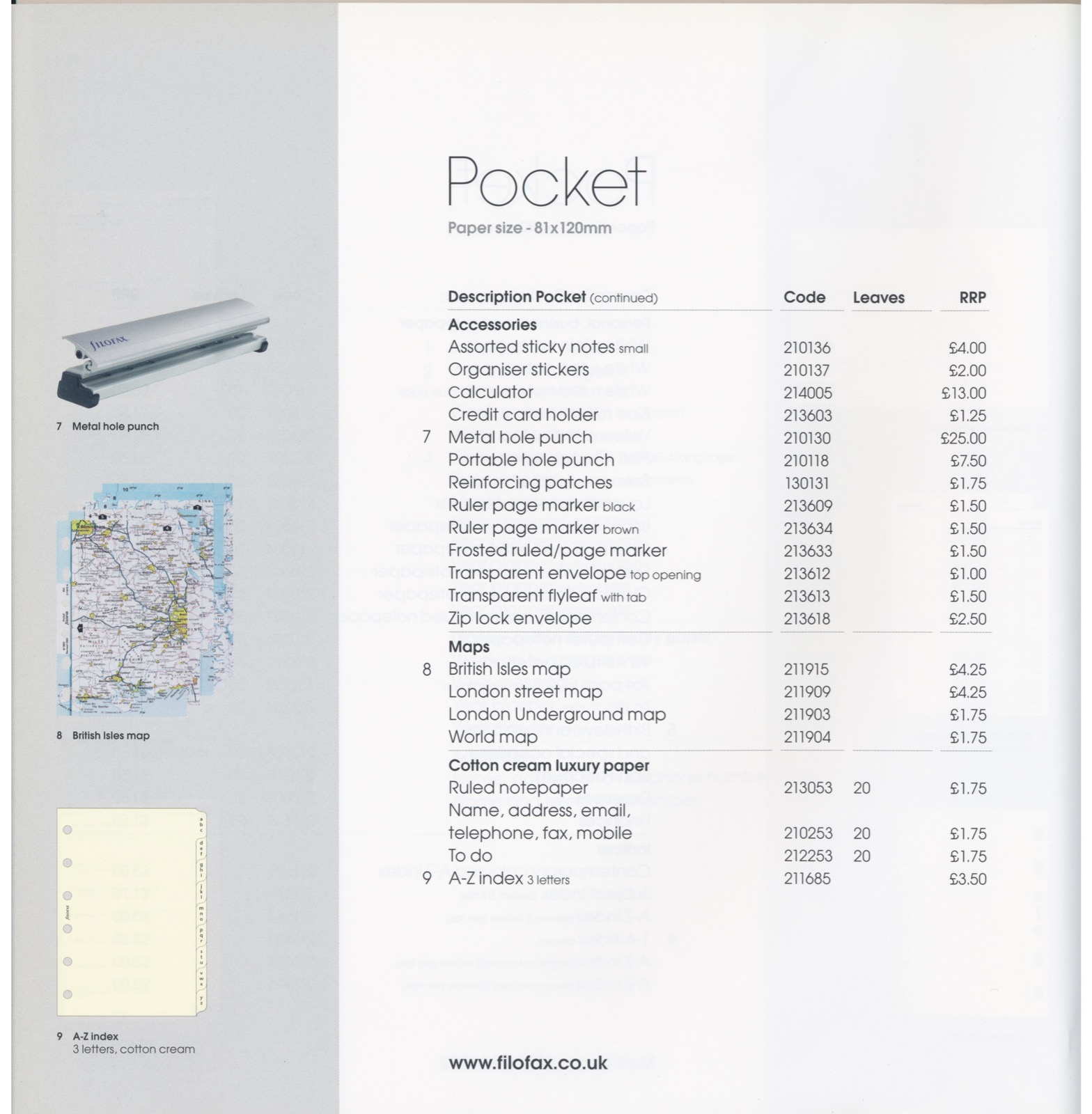 Philofaxy: Filofax UK 2008 Catalogue