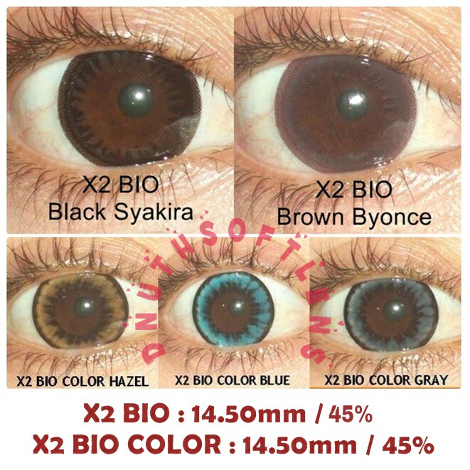 X2 Bio Color Untuk Mata Sensitif | DNuth Softlens Center